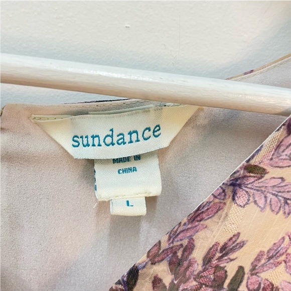 Sundance | Dresses | Sundance Lilac Spring Chiffon Botanical ...